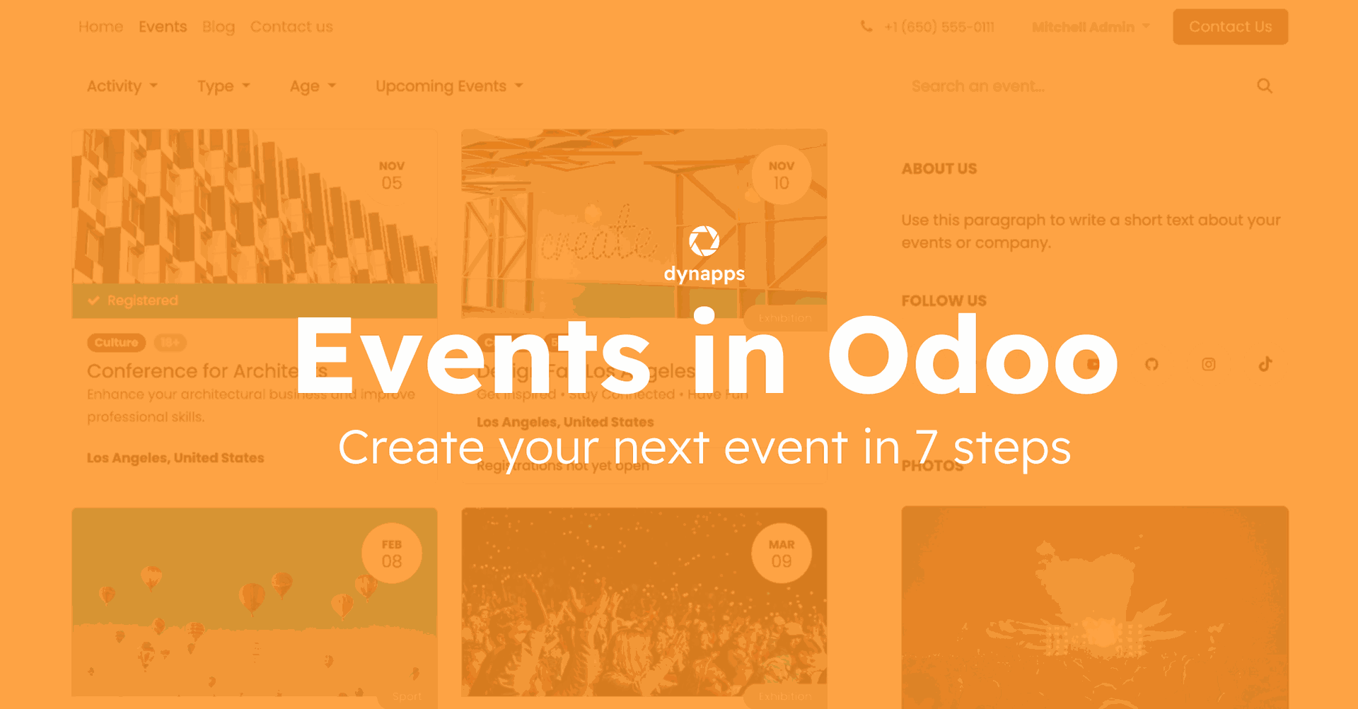 7 Steps to Successfully Organize an Event with Odoo